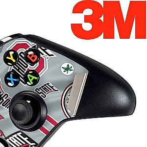 Skinit Decal Gaming Skin compatible with Xbox One Controller - Officially Licensed Ohio State University Ohio State Pattern Design