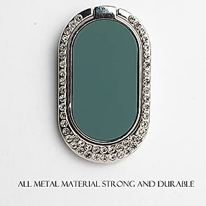 [2 Packs] Diamond-Encrusted Baked Enamel Glitter Bling Bling Phone Ring Holder, Sparkle Phone Ring Grip Artificial Diamond Stand,Rhinestone Cell Finger Ring for Phones,Pad