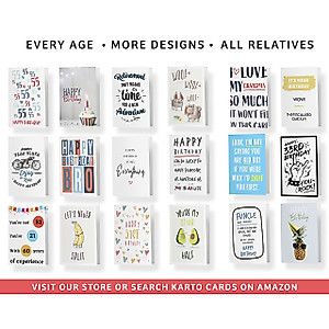 Karto Funny Birthday Card for Men Women, Large 5.5 x 8.5 Happy Birthday Card for Him Her, Birthday Card for Dad Mom Husband Wife, 50th 60th 70th 80th - Mayo Birthday