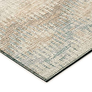 Addison Bravado Abstract Chevron Linen Power Loomed 5' x 7'6" Area Rug