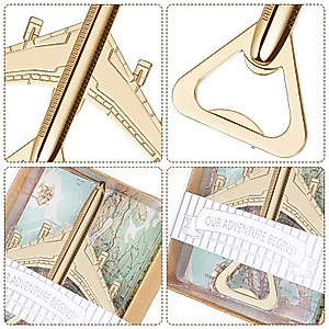 50 Pieces Airplane Bottle Opener with Box Wedding Party Favors Bulk Baby Shower Aviation for Pilot Travel Beer Bottle Opener Favors Guests Birthday Decorations (Classic Style)