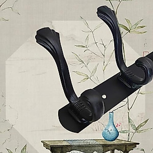 AOLZUNK Wall Mount Coat Rack, Stainless Steel Rack with 4 Hooks for Hanging Coats Towels Keys for Kitchen, Bathroom,