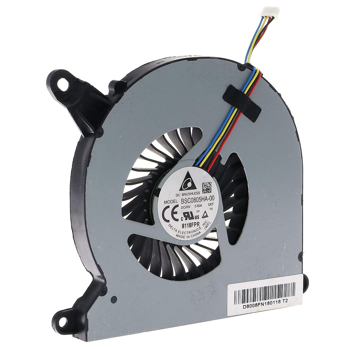 TRADOCK Replacement CPU Cooling Fan for Intel NUC8 NUC8i7BEH NUC8i3BEH NUC8i5BEH NUC8i5BEK NUC8i7BEK NUC8i3BEK BSC0805HA-00 DC05V 0.60A