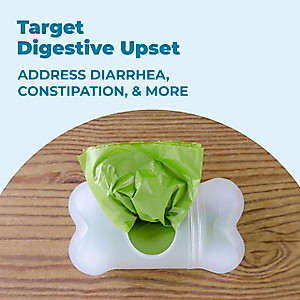Glandex by Vetnique Daily Probiotics for Dogs with Prebiotics for Optimal Gut Health & Immune Support with Digestive Enzyme & Fiber All Natural Bacon Flavor Soft Chews (60ct Soft Chews)