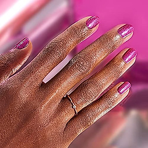 OPI GelColor, Mylar Dreams, Red Gel Nail Polish, Holiday'21 Celebration Collection, 0.5 fl. oz.