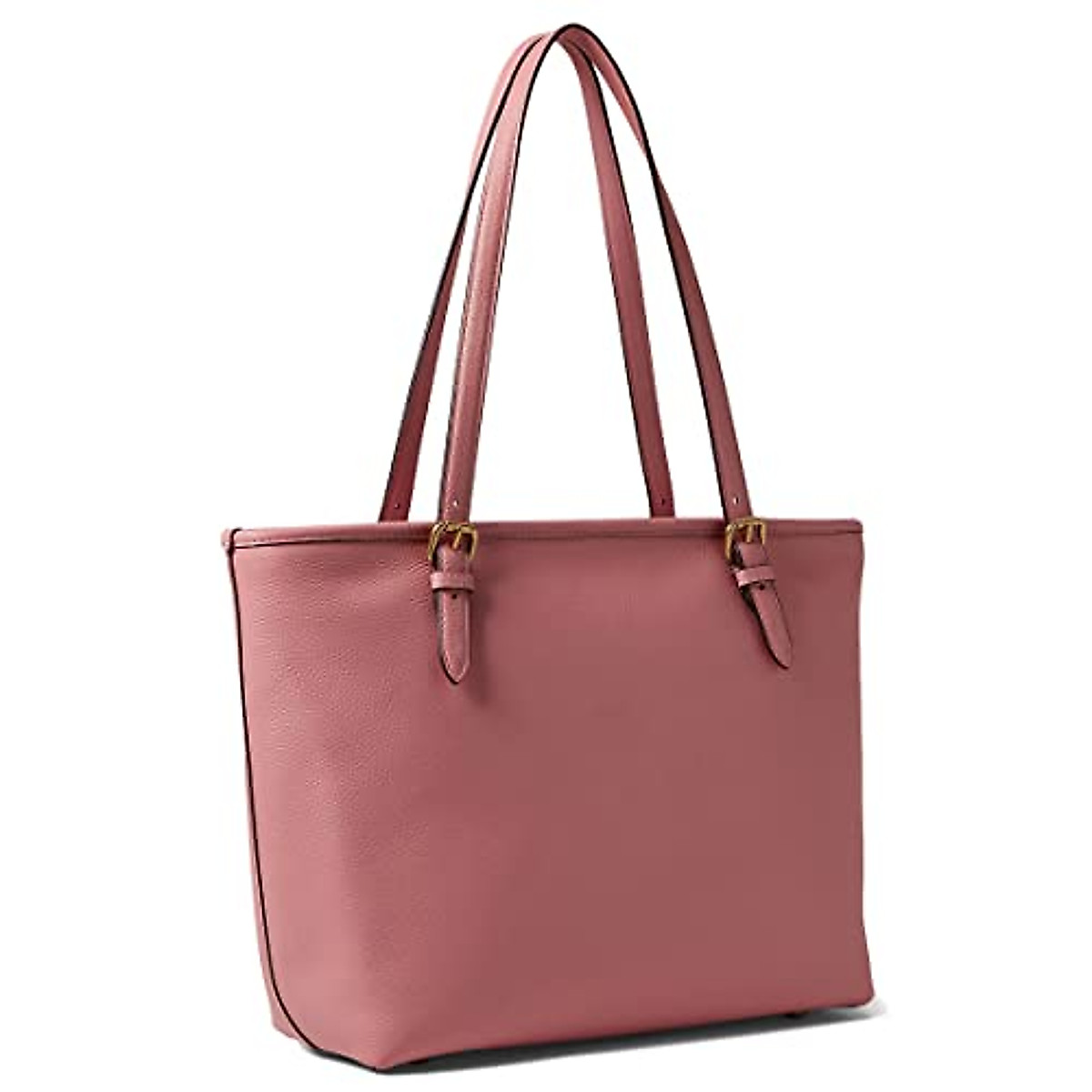COACH Polished Pebble Leather Taylor Tote Bubblegum One Size