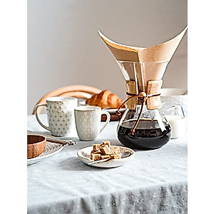 LE TAUCI Spoon Rest for Stove Top, Spoon Holder for Kitchen Counter, Embossment Housewarming Gift, Farmhouse Decor, Ceramic Accessories Utensil Rest - 4.8 inch, Set of 4, White