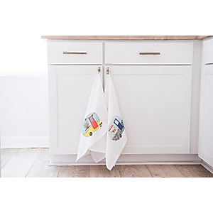 LLdecor RV Kitchen Towels - Set of 2, Urban Hippy Design