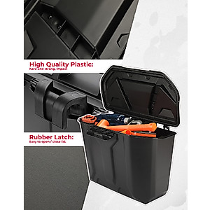 KEMIMOTO Removable Storage Bins, Passenger Under Seat Storage Box Compatible with Can-Am 2016 2017 2018 2019 2020 2021 2022 2023 Defender HD8 / HD10 / HD5 / Max HD8 / Max HD10, Replace OEM #715003314