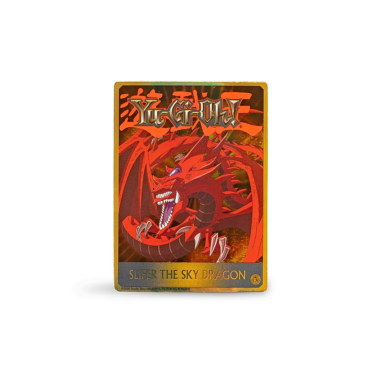 Yu-Gi-Oh! Highly Detailed 7 inch Articulated Action Figure, Limited Edition, Includes Exclusive Trading Card, Slifer The Sky Dragon