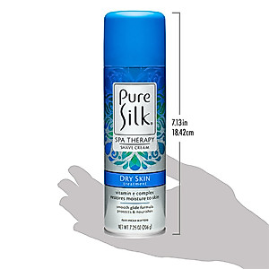 Pure Silk Spa Therapy Shave Cream by for Women, Dry Skin, 7.25 Oz