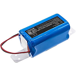 Flujoy 2600mAh/14.8V Replacement Battery for Shark ION Robot Vacuum Cleaning Syst ION Robot Vacuum R75 RV720_N RV725_N UR1005AE RV700_N RV761 RV1001 ION Robot Vacuum R76 UR1105ARUS RVBAT850 RVBAT850A
