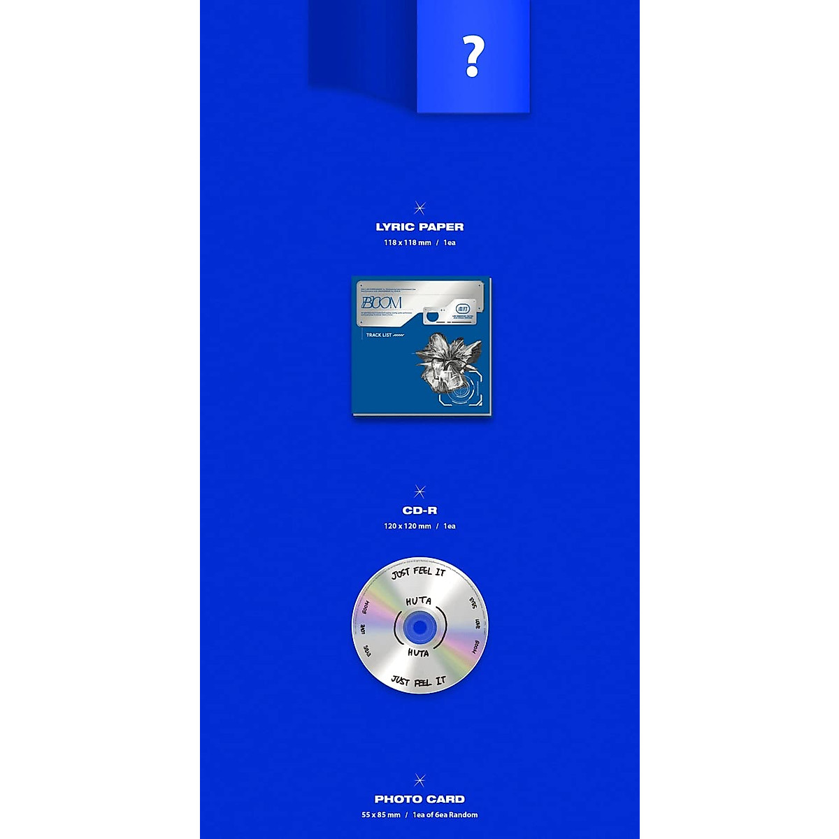 DREAMUS BTOB Lee Minhyuk HUTA Boom 2nd Album Jewel Version CD+Booklet+Lyric Paper+1p PhotoCard+Tracking Sealed