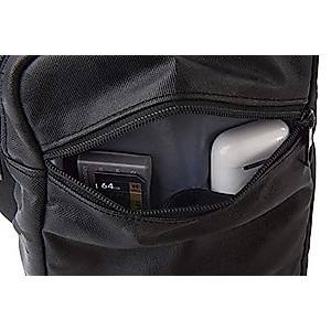 HEX Ranger Water Resistant Crossbody for small cameras and accessories with adjustable divider, Black