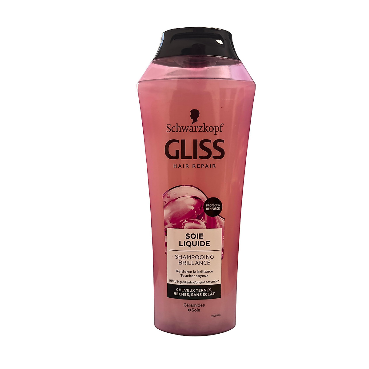 Schwarzkopf Gliss Hair Repair With Liquid Keratin Liquid Silk Shampoo For Brittle, Dull Hair 250Ml