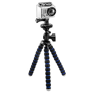 Arkon Flexible 11 inch Tripod Mount for GoPro Hero Action Cameras Retail Black
