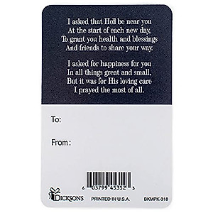 I Said A Prayer Navy Blue 3.5 x 2.5 Cardstock Keepsake Bookmarks Pack of 12