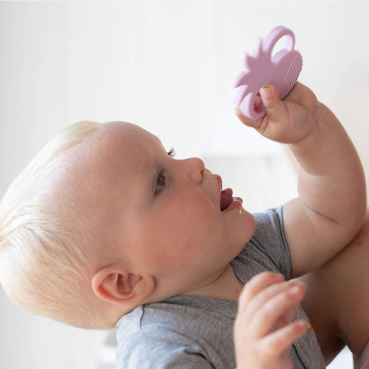 Sisilia Baby Teether | BPA Free Silicone | Octopus (Purple)