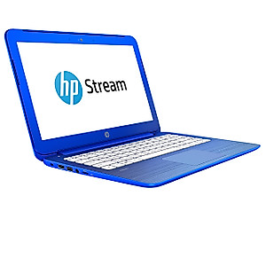 HP Stream 13-c291nr Signature Edition Laptop - 13.3" HD Display, Intel Celeron N3050, 2GB RAM, 32GB SSD, Windows 10, Office 365 Personal - Blue