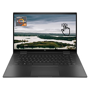 HP Envy 2-in-1 Convertible Laptop, 15.6 inch IPS Touchscreen, AMD Ryzen 5 5625U Processor, Backlit Keyboard, Wi-Fi 6, Bang & Olufsen Audio, 12Hr Battery, Win 11 (16GB RAM, 512GB PCIe SSD) (Renewed)
