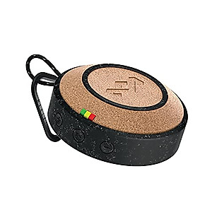 House of Marley No Bounds: Waterproof Speaker with Wireless Bluetooth Connectivity, 10 Hours of Indoor/Outdoor Playtime, and Sustainable Materials, Black