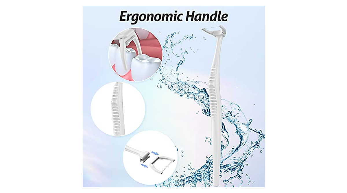 Razoko Dental Floss Picks | Durable, Reusable Handle & Refills