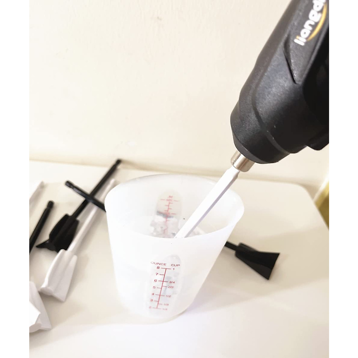 Epoxy Mixer Attachment for Drill Reusable Paint Mixer for Drill Resin Mixer Paint Stirrers Drill mixer Drill Attachment For Resin Molds Mixing (16)