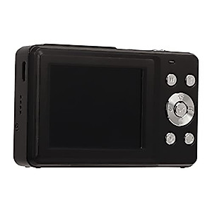 Compact Digital Camera, HD 1080P Type C Charging 44M Digital Camera for Photo for Travel (Black)