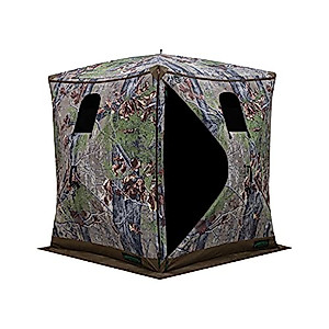 Barronett Blinds Ox 4 Backwoods Camo Heavy Duty Pop Up Ground Hunting Blind