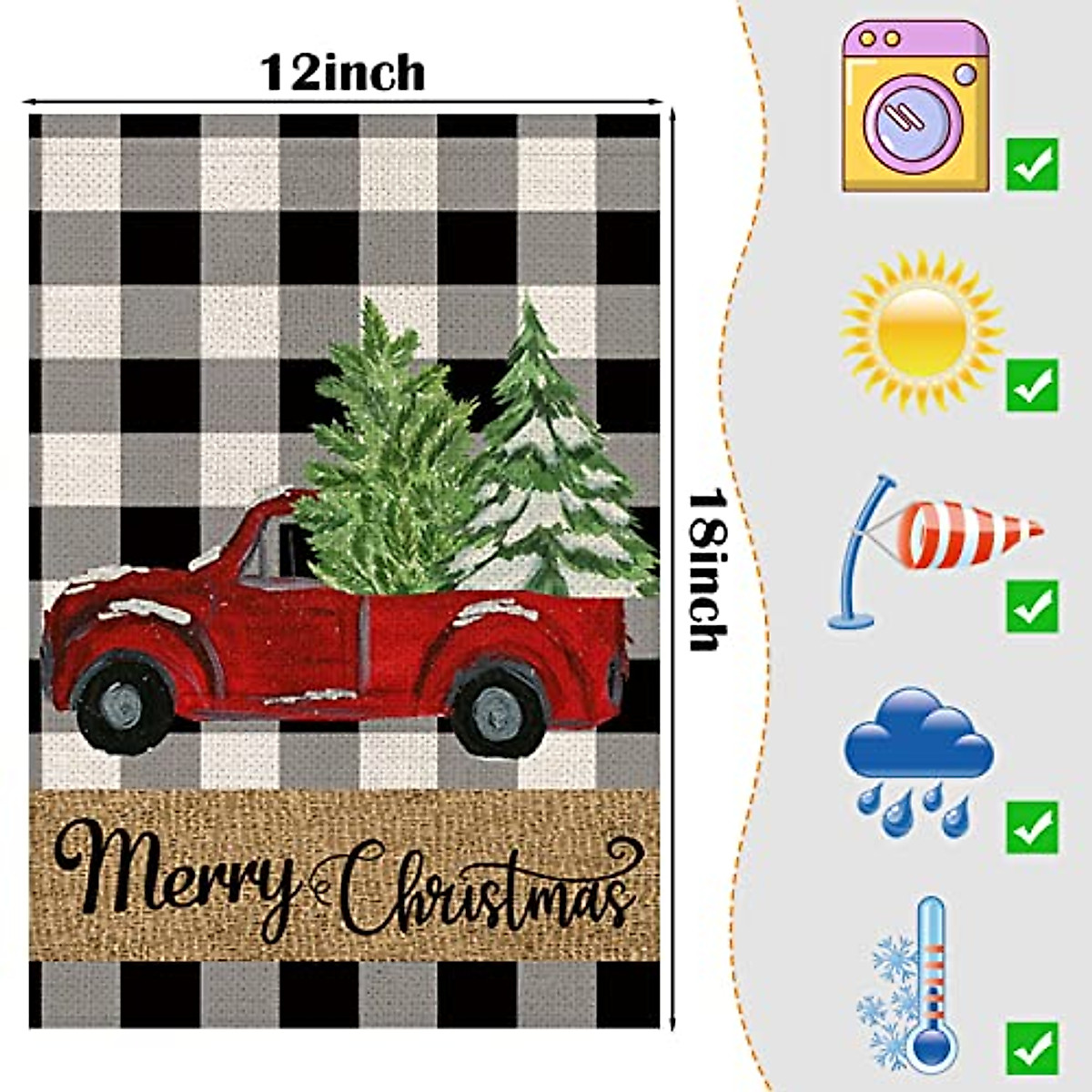 Seasonal Garden Flags Set of 12 Double Sided 12 x 18 Fall Welcome Gnome Garden Flags Burlap Small Yard Flag Holiday Set for Christmas Halloween Thanksgiving And More