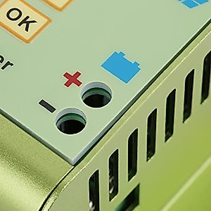 Akozon Solar Charge Controller LCD Display MPPT Solar Panel Charge Controller for Lithium Battery