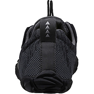 WHITIN Men's Trail Running Shoes Minimalist Barefoot Fingers Wide Toe Box Size 7.5 Gym Workout Fitness Zero Drop Minimus Hiking FiveFingers Grey 40