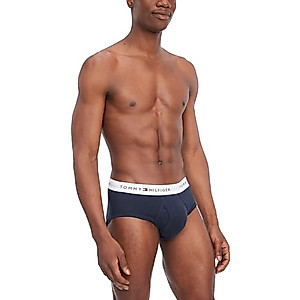 Tommy Hilfiger Men's 4-Pack Cotton Brief, Multi, Large