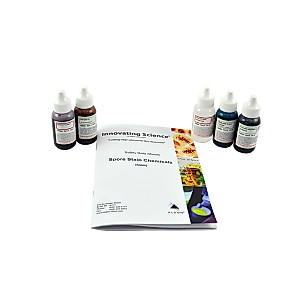 ALDON Innovating Science Spore Stain Chemicals Kit for Endospores and Bacterial Spores