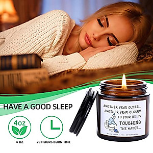 Lavender Scented Candles, Naughty Gifts for Him, Husband Boyfriend Gifts, 30th 40th 50th 60th Birthday Day Gifts for Men, Funny Anniversary, Valentines Day Gifts Gifts for Husband, Boyfriend(4 oz)