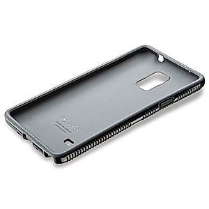 Speck Products CandyShell Grip Case for Samsung Galaxy Note 4 - Retail Packaging - Black/Slate Grey