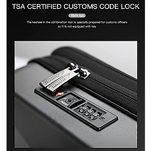 Gaming Laptop Backpack with USB Charging Port TSA Lock for Men,Hard Shell Expandable Business Backpack Fits 17.3 Inch Notebook Computer，black