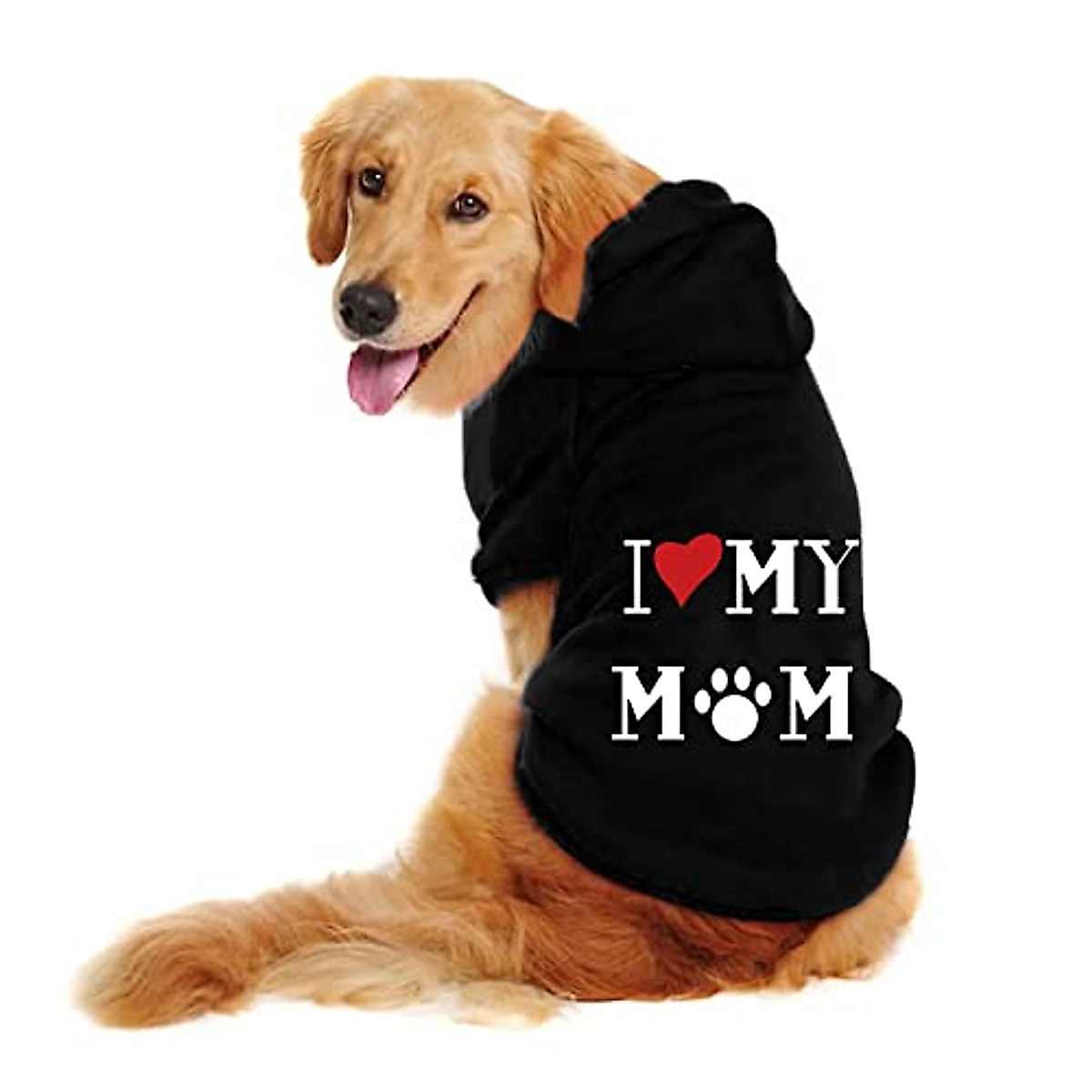 Pet Hoodies Puppy Dog Coat Lilttle Pets Apparel Cat Dog Costume Winter Warm Clothes Small Medium Dog Sweatshirt Black Large
