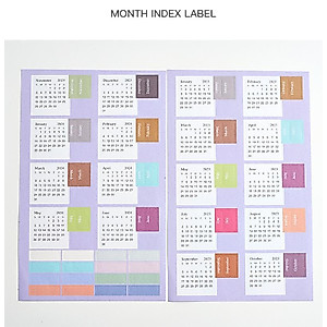 Leather Hardcover Planner 2023-2024, Weekly and Monthly Planner, Jul.2023-Dec 2024, A5 size 5.5 x 8 inch, Includes: Planner stickers + Monthly tab and Bookmarks + Inner Pocket + Elastic Closure + Pen