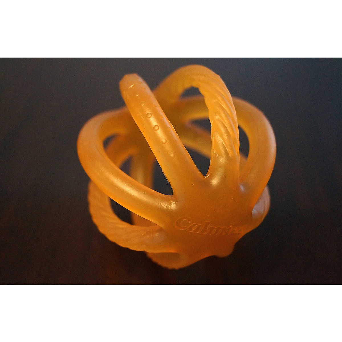 Calmies Teether for Babies Without BPA, 100 Percent Natural Rubber Toy for Infants, Plant Based, No Parabens, No PVC, and No Phthalates, Unscented