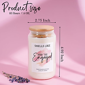 Engagement Gifts for Couples Engagement Candle Gifts for Newly Engaged Couples Engagement Gifts for Her Engaged Gifts Engaged Candle Engagement Party Gifts for Couples Women Her Future Mrs Gifts 14oz