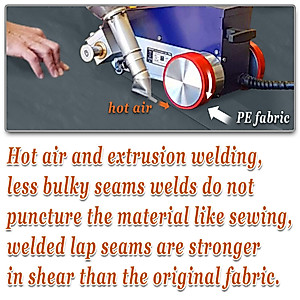 Strong Camel Carport Replacement Canopy Cover 10' x 20' PE Fabric for Tent Car Garage Shelter Top Tarp Cover with Ball Bungees Grey Color (Only Top Cover, Frame is not Included)