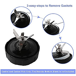 6 PCS Rubber Gaskets 10cm Sealing Gaskets White O-Ring Replacement Parts for Ninja Blender BL480 BL680 BL910 CT680