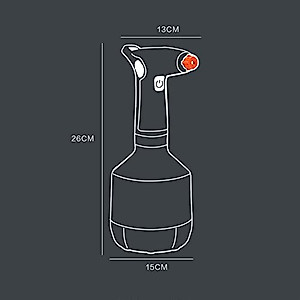 Electric Spray Bottle， 1L Electric Plant Spray Bottle Automatic Watering Fogger USB Garden Tool Handheld Garden Sprayer Electric Fogger Watering Can (Color : 1)