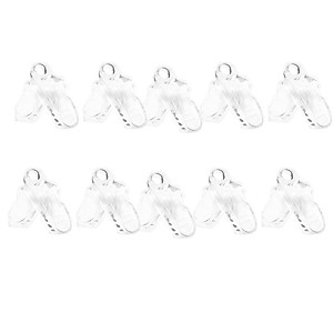 Tihebeyan 20 pcs Tent Tarp Clips,Heavy Duty Windproof Awning Poles Clamp Grip, Plastic Alligator Snaps for Camping, Tarps, Caravan, Transparent