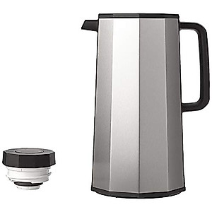 Zojirushi AH-EAE10SA Glass Vacuum Carafe, 1.0 Liter, Silver