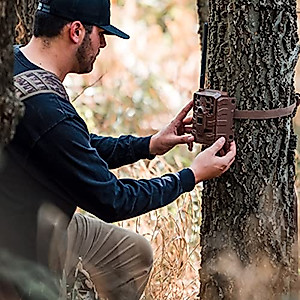 Moultrie Mobile Delta Base Cellular Trail Camera - 24MP Resolution Photos & Videos with Sound | .75s Trigger Speed & 36 invisible IR LEDs | Game Cam for Hunting with App Control | Verizon Nationwide