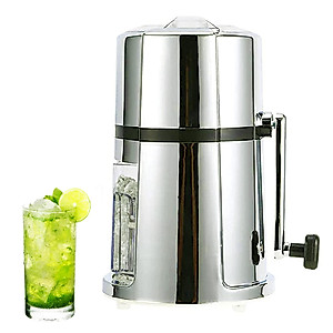 Luvitory Ice Crusher Machine for Home, Crushed Ice Maker, Easy to Use Shaved Ice Machine for Ice cube Drinks