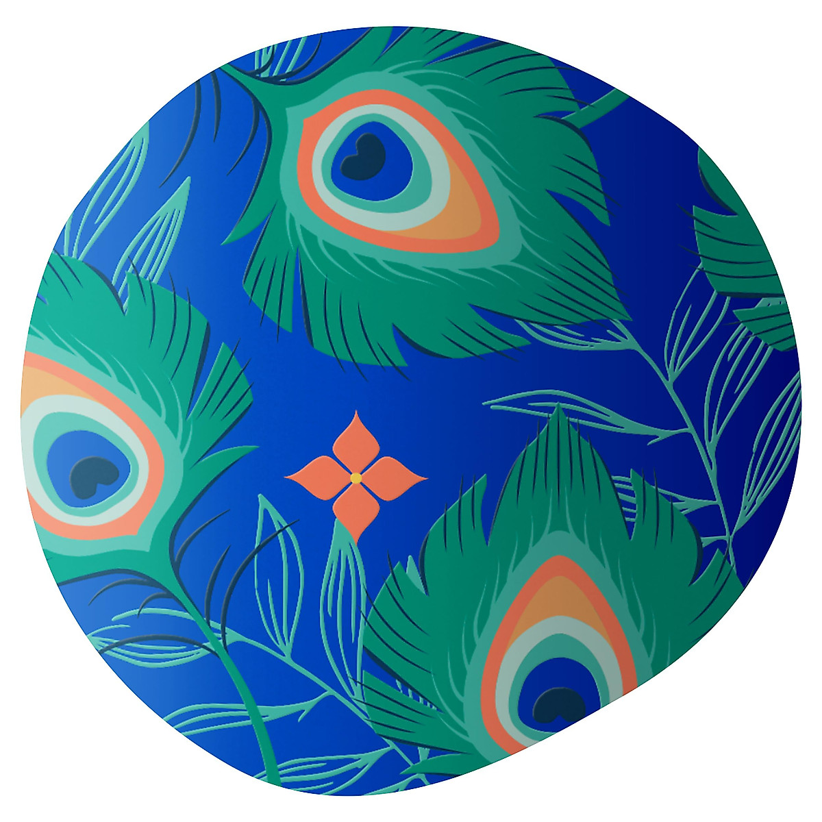 Ottle Cove Cruiser Stainless Steel Water Bottle - 24 oz Insulated Flask with Leak Proof Lid BPA-Free - Reusable Gym Water Bottle for Travel, Camping & Sports - Pacific Peacock Allover