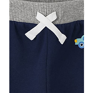 The Children's Place baby boys The Children's Place and Toddler Fleece Jogger Sweatpants, Tidal Stripe, 3T US
